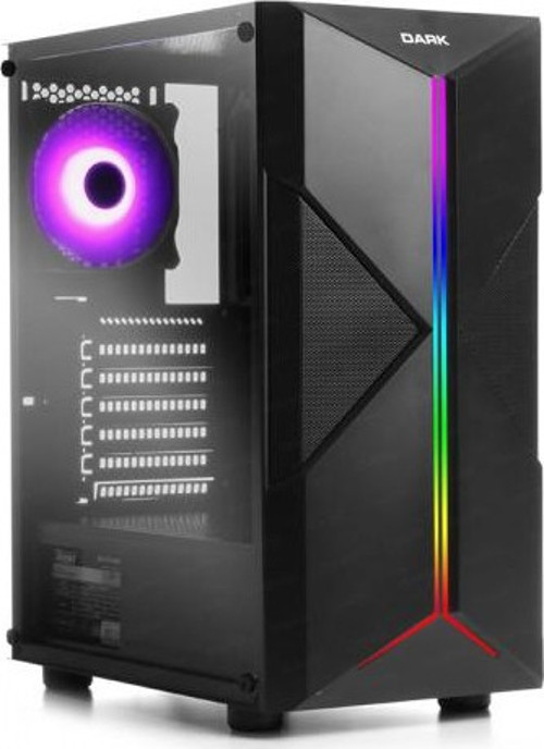 DARK Powersiz X-FORCE DKCHXFORCE 3 X RGB FANLI GAMING MID-TOWER KASA Siyah