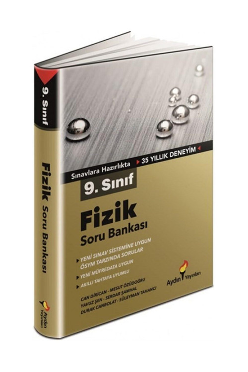 Aydın 9. Sınıf Fizik Soru Bankası 2025-2026 BASKI - undefined Kitabı ...