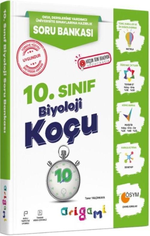 10. Sınıf Biyoloji Origami Soru Bankası Tammat Yayıncılık - Kitabı ...