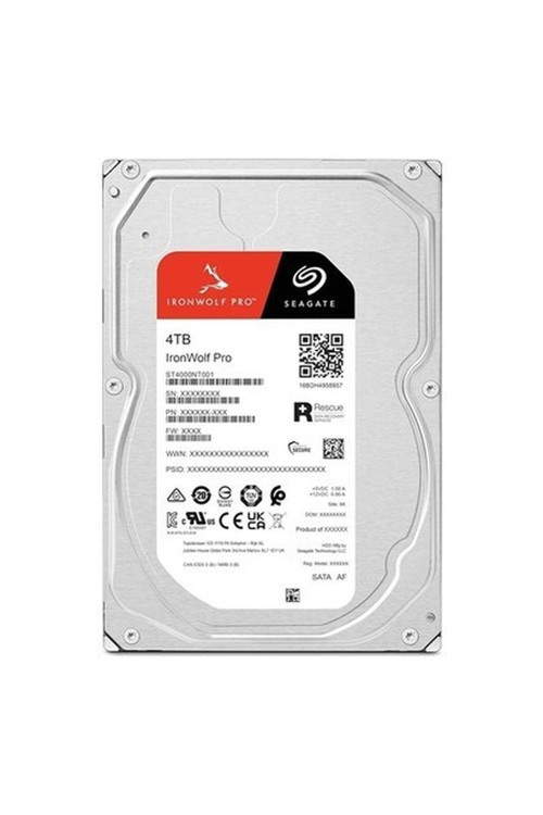 Seagate Ironwolf Pro 4tb 7200RPM 256MB Sata3 ST4000NT001 Nas HDD Resmi ...
