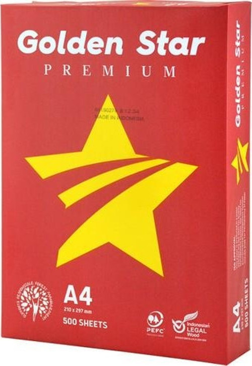 Golden Star A4 Fotokopi Kağıdı 80 gr 1 Paket (500 Sayfa) - idefix