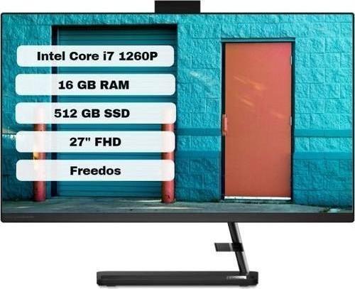 Lenovo IdeaCentre AIO 3 27IAP7 Intel Core i7 1260P 16GB 512GB SSD Freedos 27'' FHD All In One ...