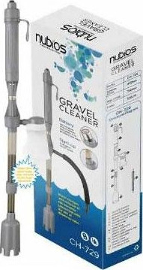 Nubios Elektrikli Akvaryum Dip Süpürge Seti 45-75 Cm - idefix