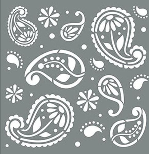 Parshley Stencil Boyama şablonu 30x30 cm, Duvar Stencil, Fayans Stencil ...