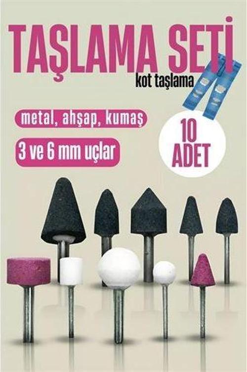 Seramik Uçlu Taşlama Seti Metal Alüminyum Çelik Dremel Uçlu Taşlama Kot ...