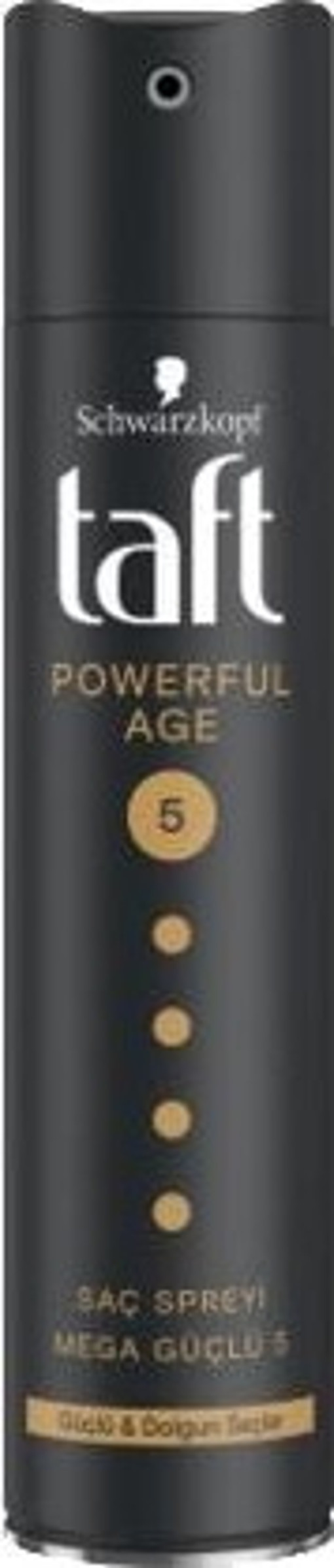 Taft Saç Spreyi Powerful 250 ml. Age (2'li)