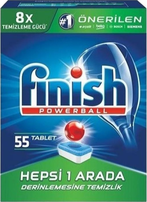 Finish Power Bulaşık Makinası Deterjanı Hepsi 1 Arada 55 Tablet - idefix