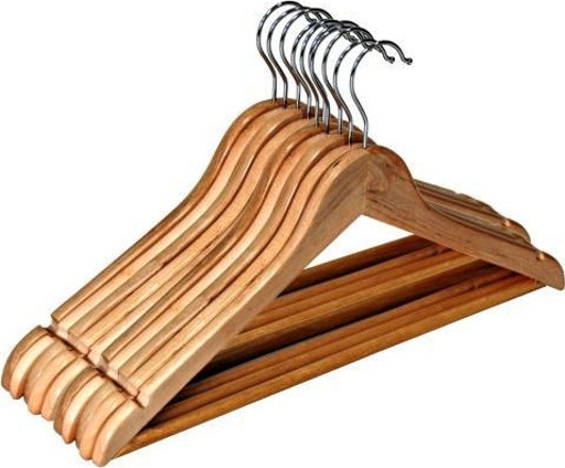 IKEA 8 ADET BUMERANG ASKI MASİF AHŞAP TAKIM ELBİSE KIYAFET ASKISI - idefix