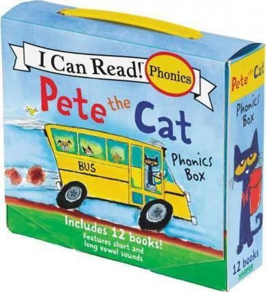 Pete the Cat Phonics Box: Includes 12 Mini-Books Featuring Short and ...