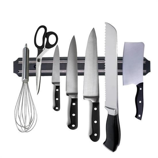 BUFFER® Mıknatıslı Paslanmaz Duvar Bıçak Askısı Standı 33 Cm Aparat ...