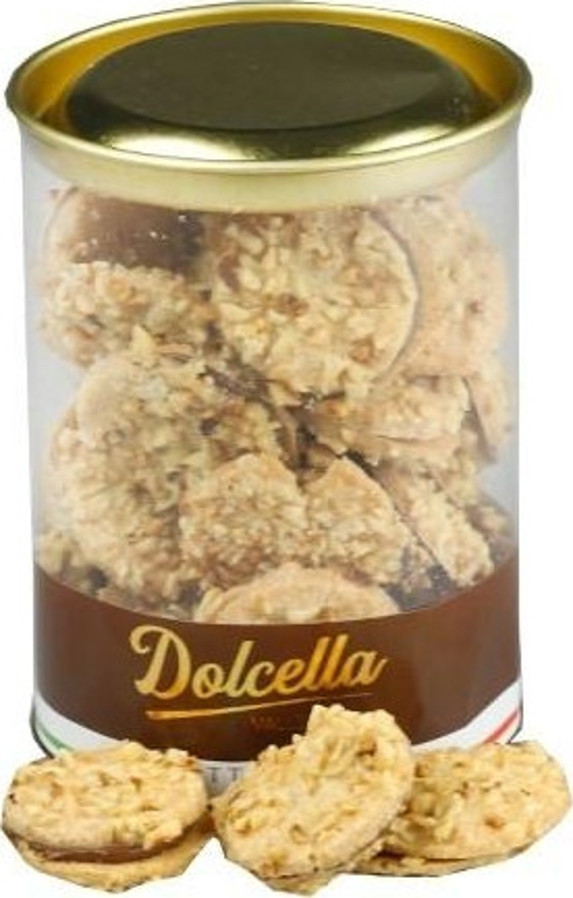 Dolcella Hazelnut Cream Biscuits 150 grams (1 Cylinder Box) - idefix