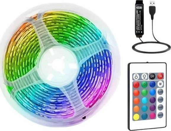 Aydogan's RGB Şerit Led 10 Metre Led Işık Kumanda ile Kontrol RGB