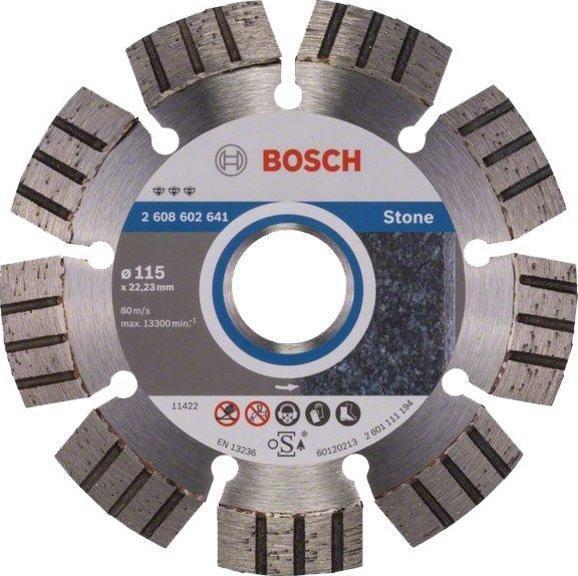 Bosch Stone Taş ve Beton Kesme Diski Elmas 115mm - idefix