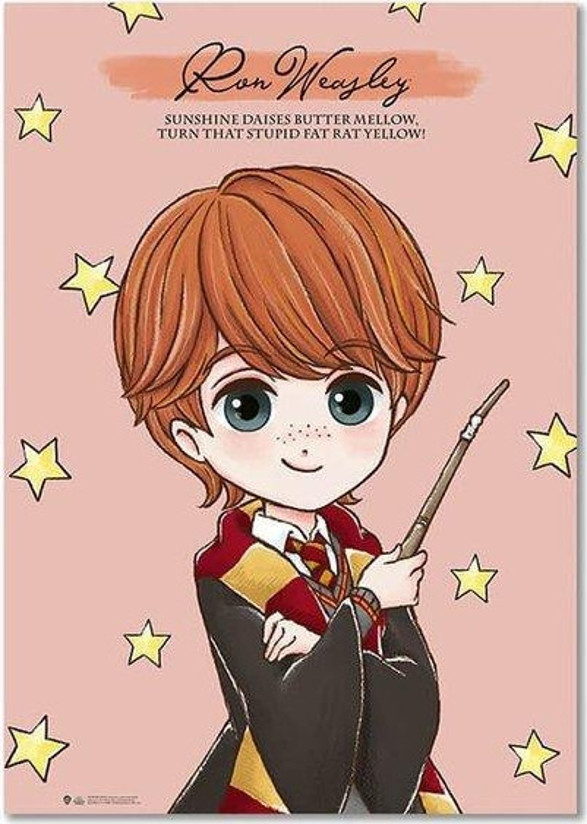 Wizarding World Harry Potter Poster Anime Ron Weasley B. - idefix
