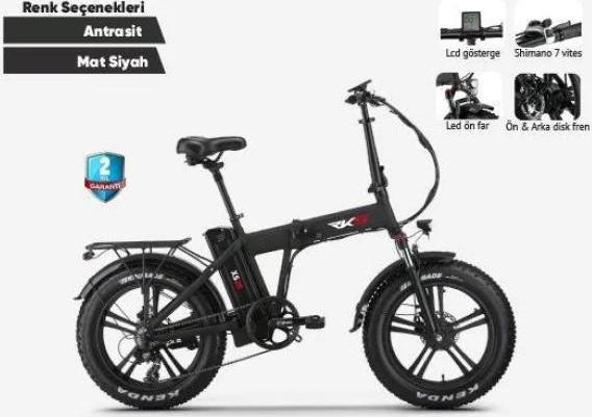 RKS XS25 Katlanabilir Elektrikli Bisiklet Siyah - idefix