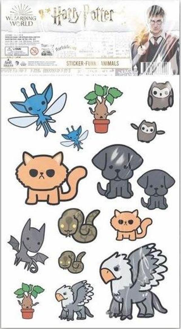 Harry Potter Wizarding World Animal Icons Sticker - idefix
