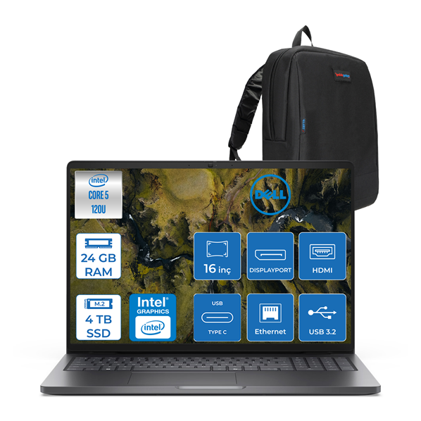 Dell Pro 16 Xcto Ultra Core 5 120U 24GB Ddr5 4tb SSD Intel Graphics 16 ...