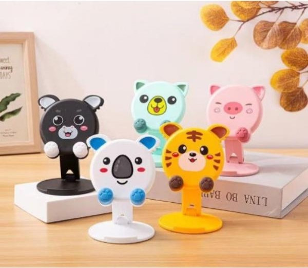 Hayvan Figürlü Masaüstü Telefon Standı 5 Model - idefix