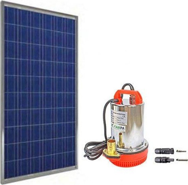 Cacheng 12 Volt Dc Solar Güneş Enerjili Su Pompası 170 Watt Panel Set ...