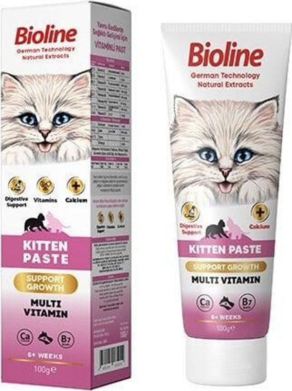Bioline Kitten Paste Yavru Kedi Macunu 100 Gr - idefix