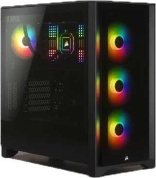 Corsair iCUE 4000X RGB AIRFLOW 850W 80+ GOLD ATX 3.0 Tempered Glass ...