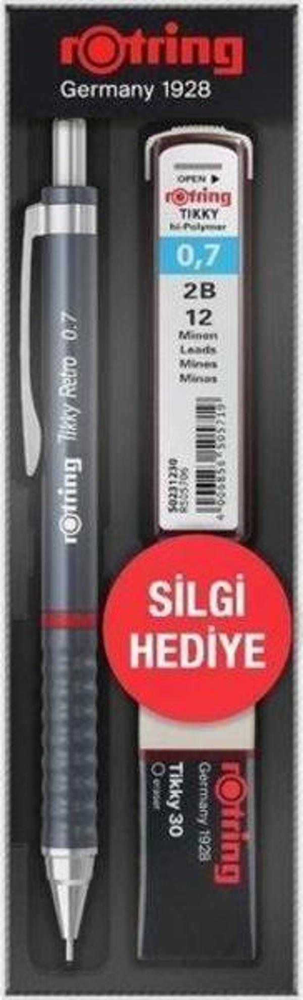 Rotring Tikky Retro 0.7MinSlgiHdyli Gri - idefix