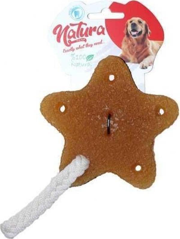 Doğal Kauçuk Yıldız Köpek Çiğneme Oyuncağı Pth-058 - Purlo - idefix