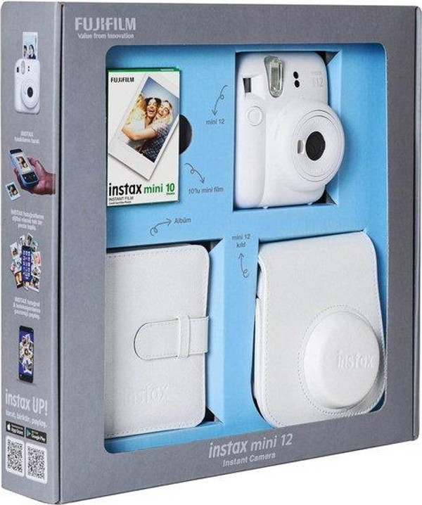 İnstax Mini 12 Bundle Box, Beyaz - idefix