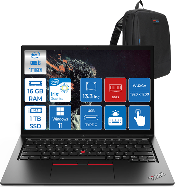 Lenovo Thinkpad L13 Yoga Intel Core V ProI5-1345U 16GB 1TB 13.3" Wuxga ...