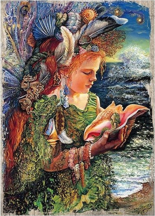 Doğa Ana Ve Deniz Kızı Ahşap Poster 20x30 - idefix