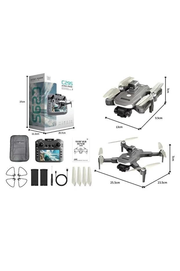 29S Akıllı GPS Drone | 200 MP HD Kameralı, Engel Kaçınmalı ve LCD ...