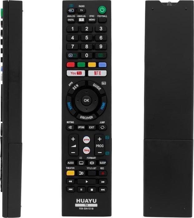 Huayu RM-SN1518 Sony Netflix- Youtube Tuşlu Universal Lcd-Led Tv Kumanda - idefix