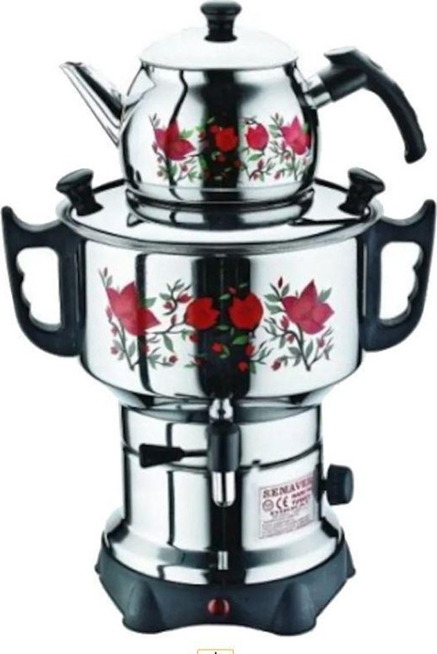 Aldente Aldante DESENLİ Elektrikli Semaver Çaycı Çay Makinası 4,5lt ...