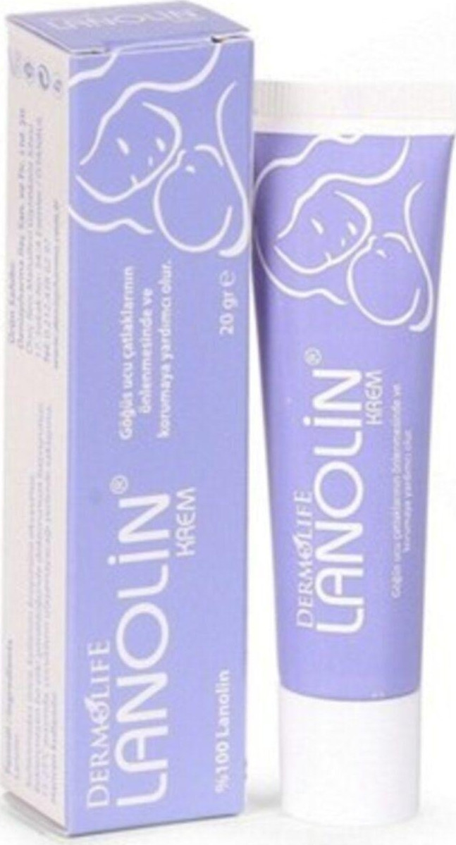 Dermolife Lanolin Göğüs Ucu Çatlak Kremi 20 Gr - idefix