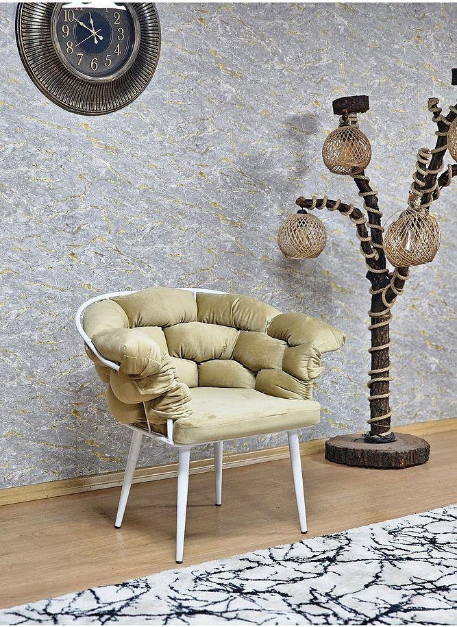 Tekli Beyaz Boyalı - Kapiçino Döşeme | Balon Çay Seti | Balkon Koltuk ...