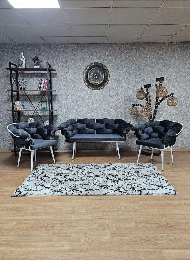 Beyaz Boyalı - Füme Döşeme | Balon Çay Seti | Balkon Koltuk | Berjer ...