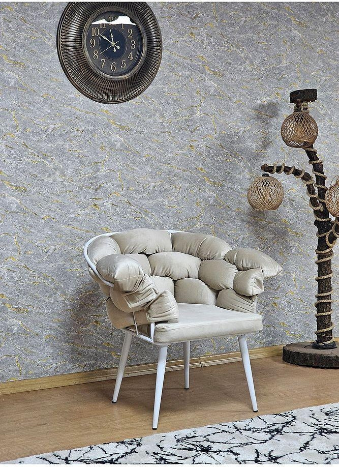 Tekli Beyaz Boyalı - Bej Döşeme | Balon Çay Seti | Balkon Koltuk ...