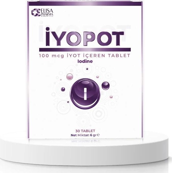 İyopot İyot İçeren Takviye Edici Gıda 30 Tablet