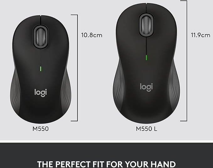 Logitech Signature M550 L | Wireless Mouse | Graphite - idefix