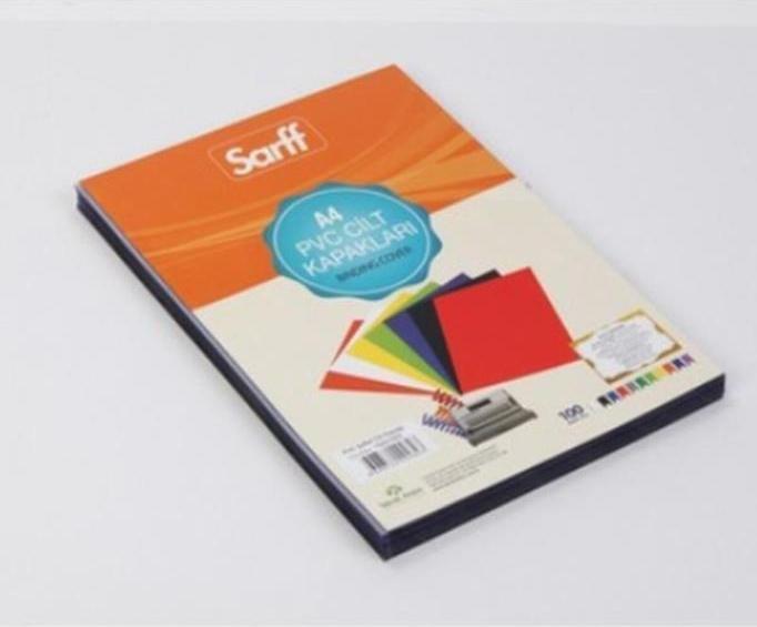 Sarff A4 Cilt Kapağı Pvc 160 Mikron Şeffaf 100’lü - idefix