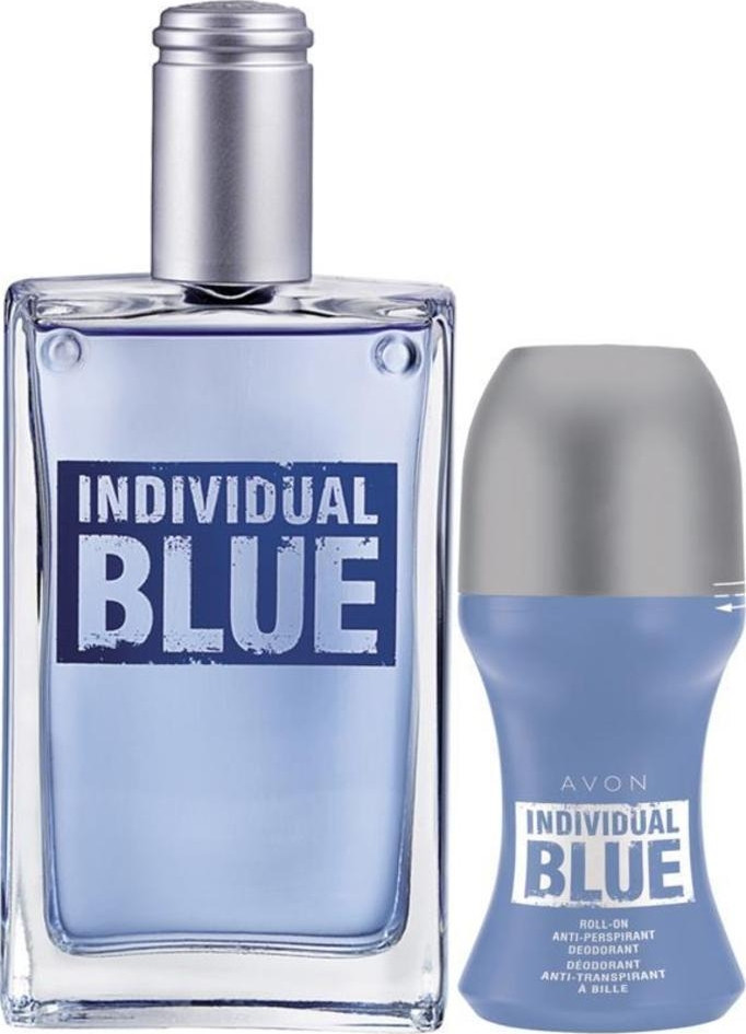 Avon Individual Blue Erkek Parfüm ve Rollon İkili Set - idefix