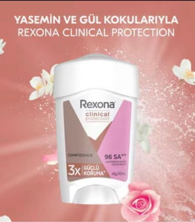 Rexona Clinical Protection Kadın Stick Roll-on Deodorant Confidence 3x ...