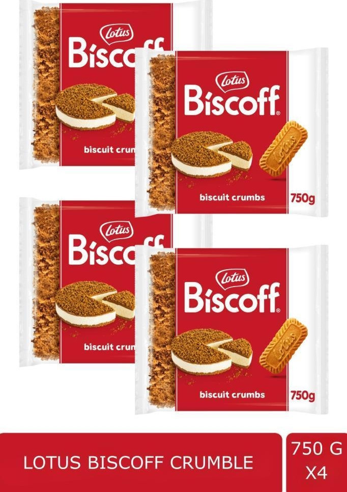 LOTUS BISCOFF CRUMBLE 750GR. X 4 ADET - idefix