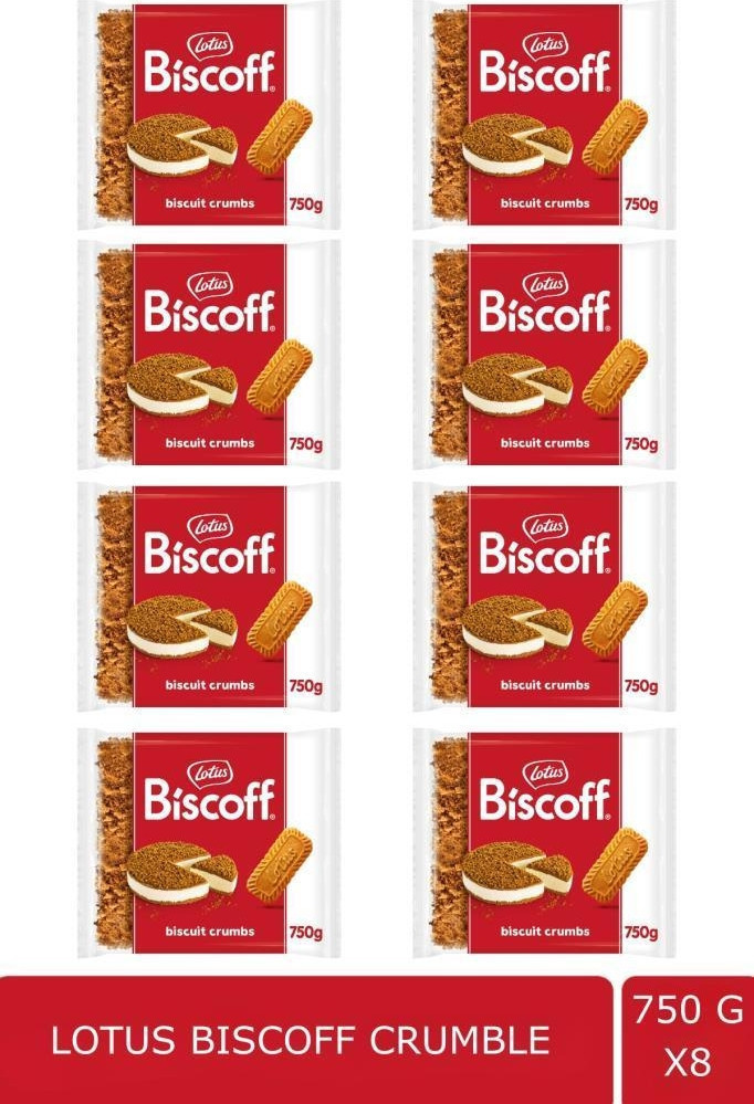LOTUS BISCOFF CRUMBLE 750GR. X 8 ADET - idefix