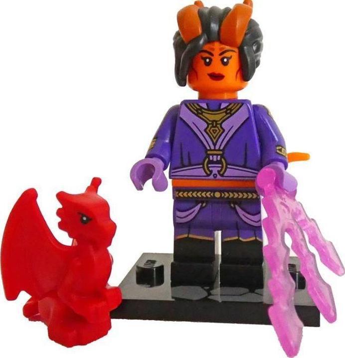 Lego Minifigür 71047 Dungeons & Dragons - 3 Tiefling Sorcerer - idefix