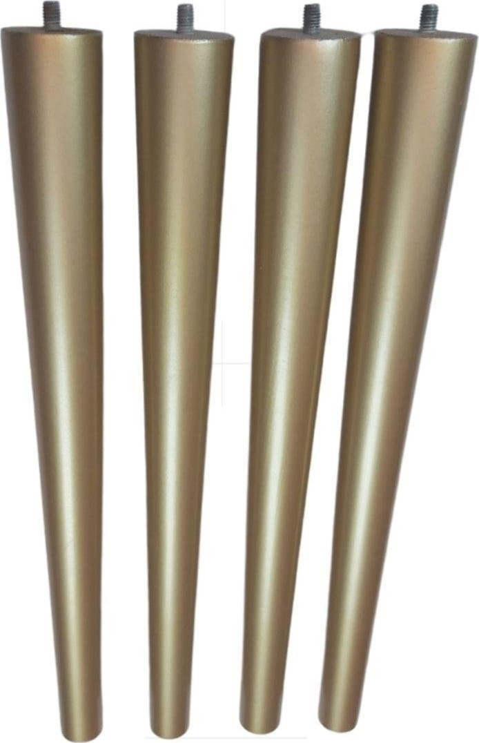 Taraf Dekorasyon Gürgen Ahşap Gold Renk 42 Cm 4 Adet Sandalye Sehpa ...