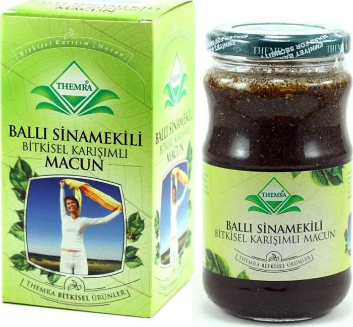Themra Ballı Sinamekili Bitkisel Karışımlı Macunu Sinameki 420gr - idefix