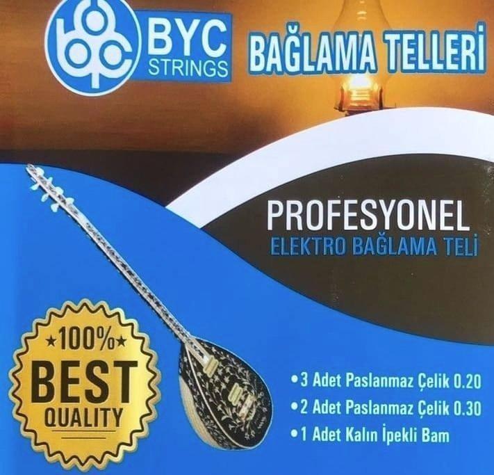 LongMoon Byc20E Elektro Bağlama Saz Teli Takım 0.20 - idefix