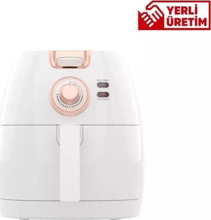 SEM Beyaz Aircook Yağsız Kızartma Sıcak Hava Fritöz - Airfryer Sc300 5 Lt 1650 Watt - idefix