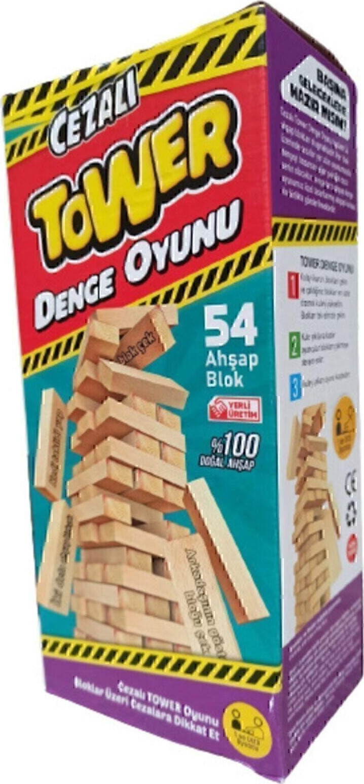 Oyun Ve Sanat Cezalı Denge Oyunu - Cezalı Jenga (Cezalı Cenga) Oyunu ...